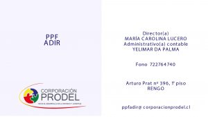 Proyectos Corporación PRODEL en Chile - PRODEL