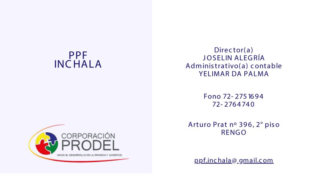 Proyectos Corporación PRODEL en Chile - PRODEL